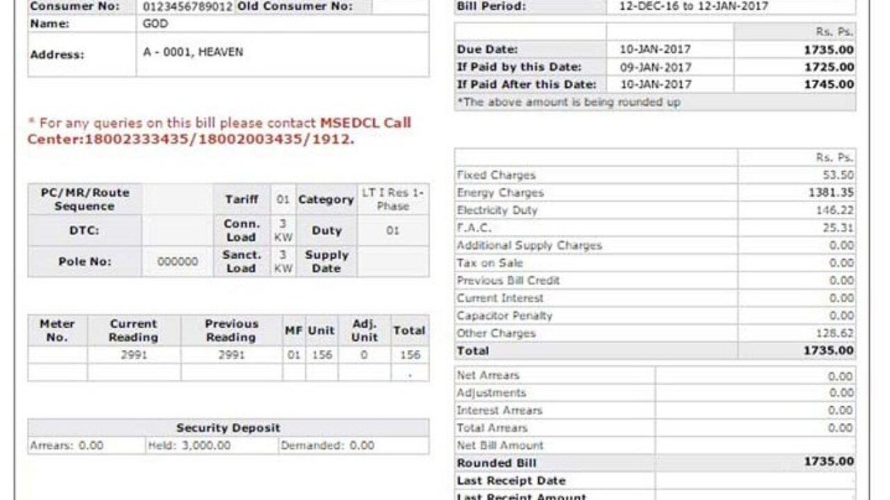 Maharashtra electricity bill store